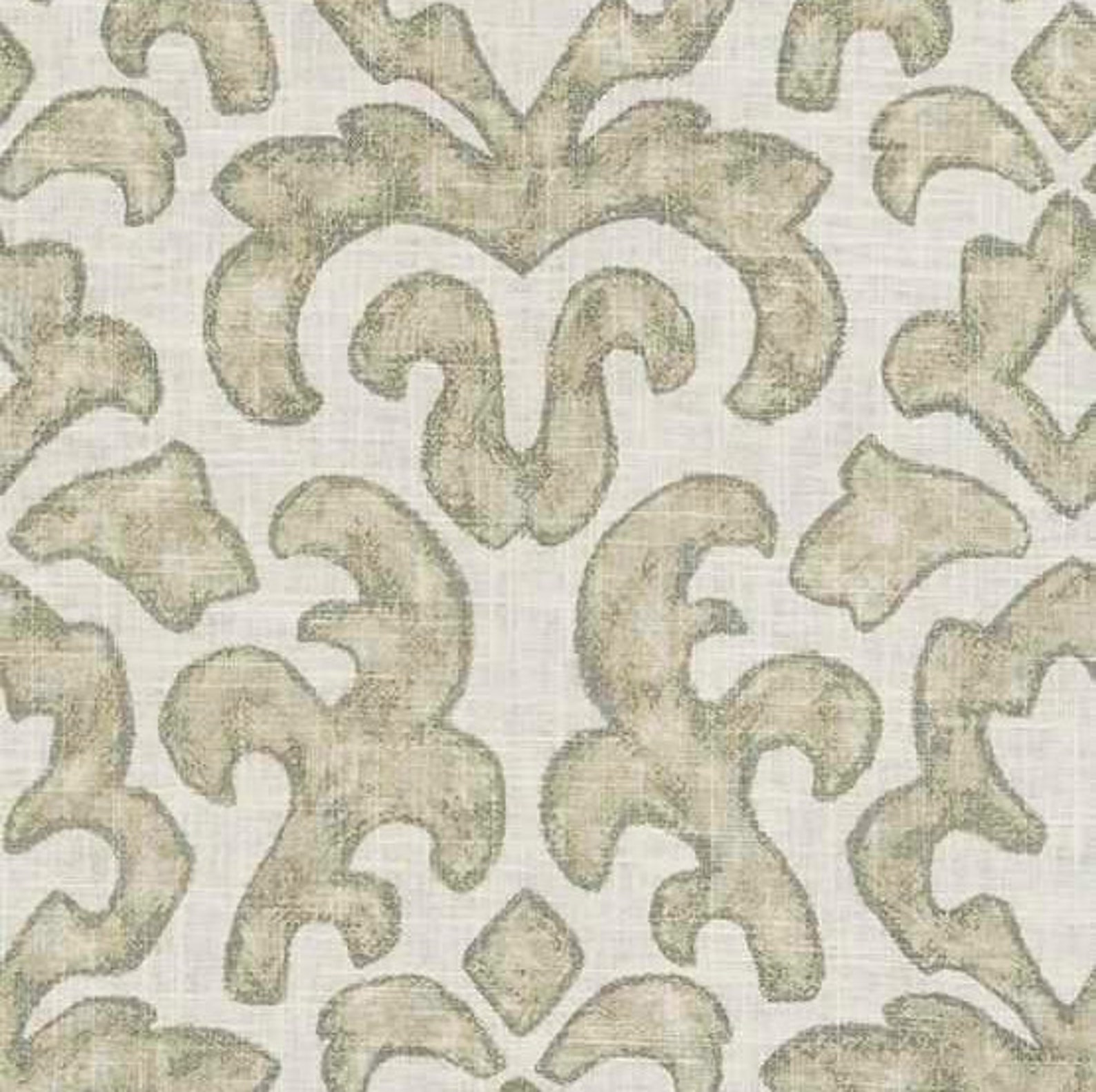 Modern Damask Pattern. Custom Drapery Elegant Fabric by Trend - Etsy