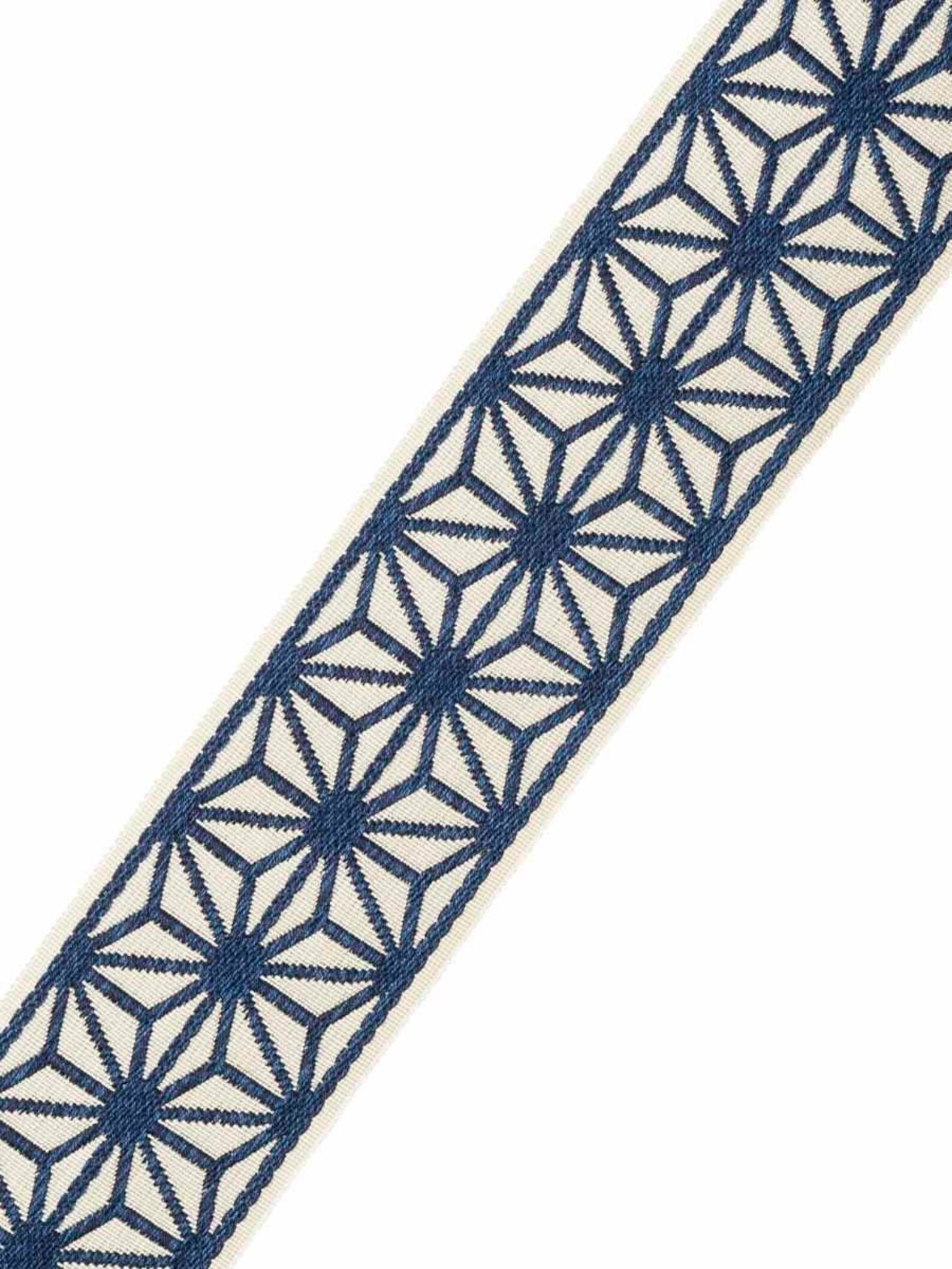 Geometric embroidery Star 3-inch Trim on White - Etsy