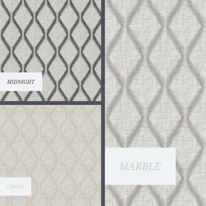 Embroidery Diamond Pattern- Drapery, Made to Order. Exclusive Trend ...