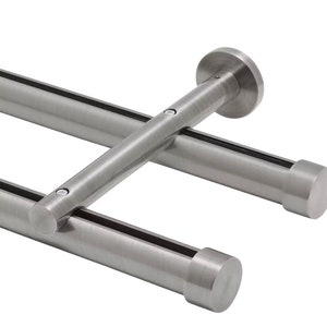 Double Traverse Drapery Rod: Ceiling or Wall Mount Hardware - Etsy