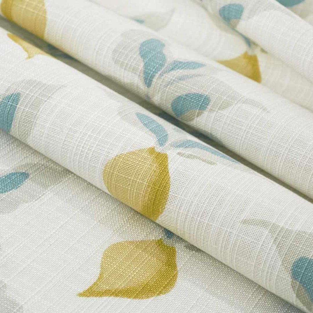 Radish Root Cotton Drapery Panel: Vegetable Print Curtain - Etsy