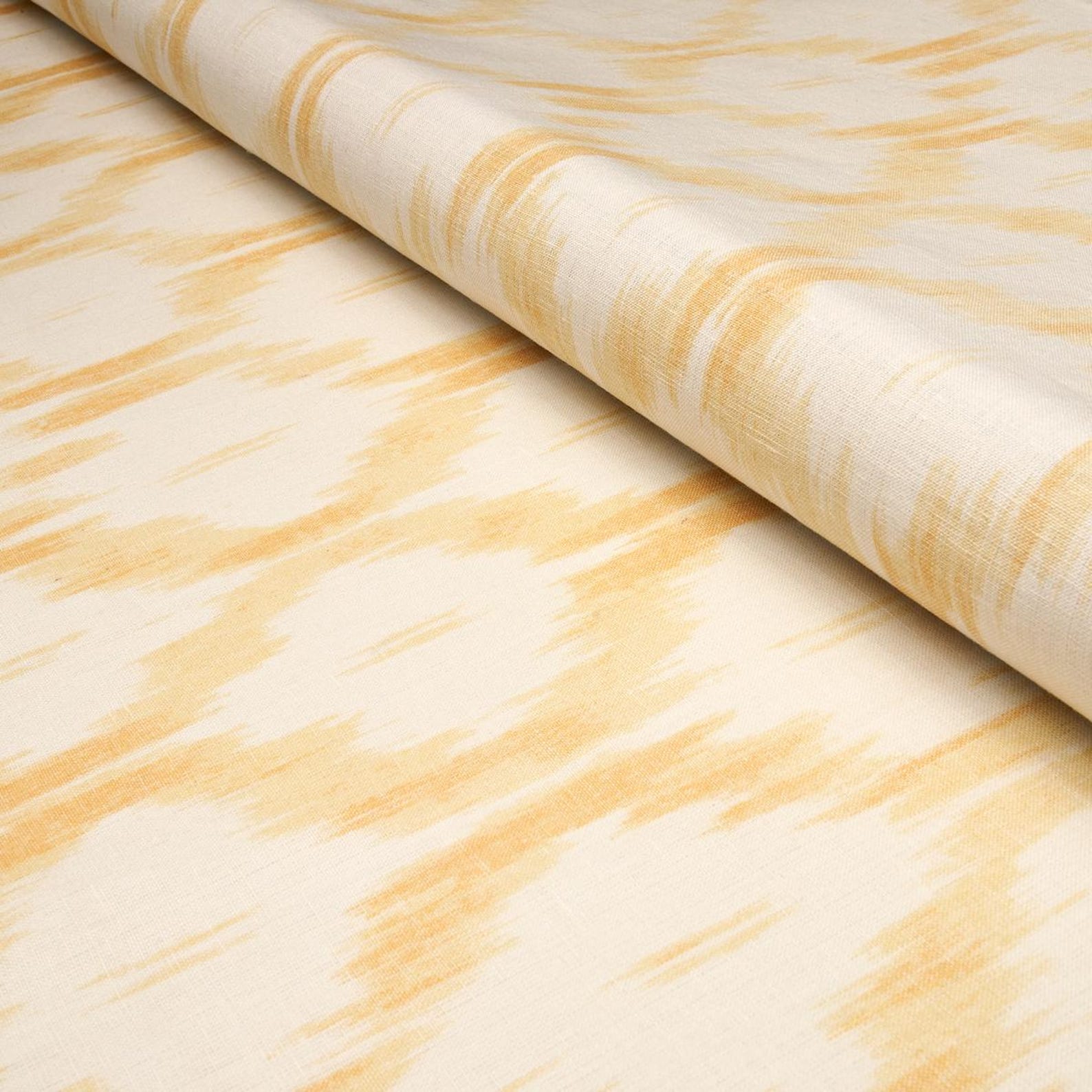 Schumacher Santa Monica Drapery Panel: Linen Cotton Ikat, Made to Order ...