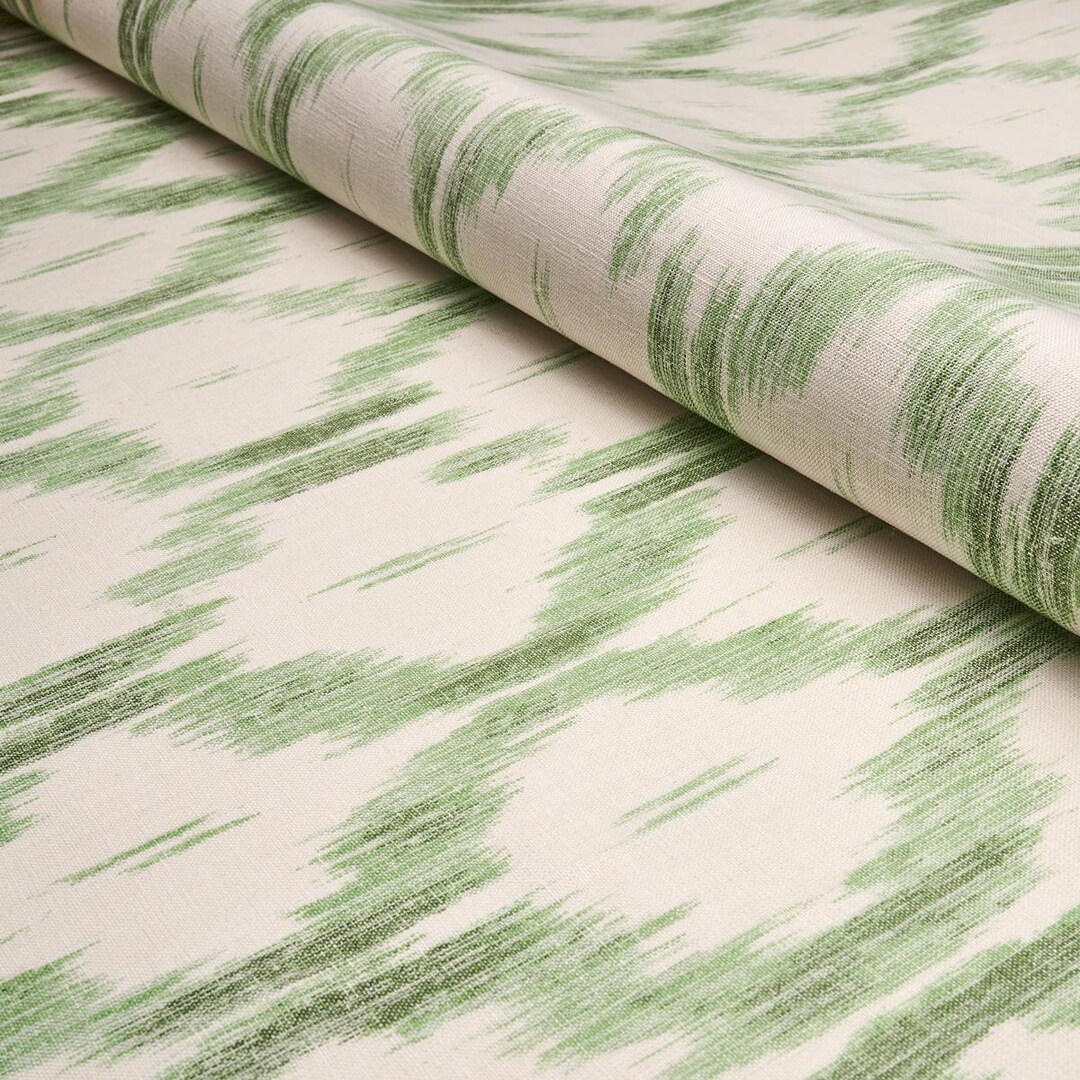 Schumacher Santa Monica Drapery Panel: Linen Cotton Ikat, Made to Order ...