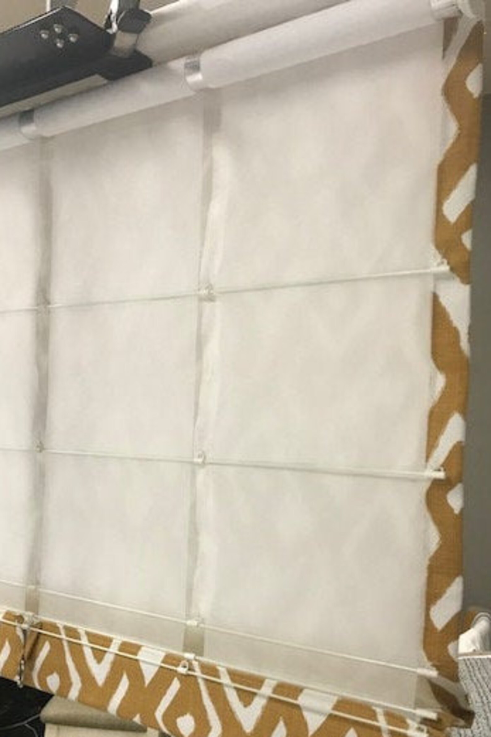 Custom Made Roman Shades Flat Roman Shade Relaxed Roman - Etsy