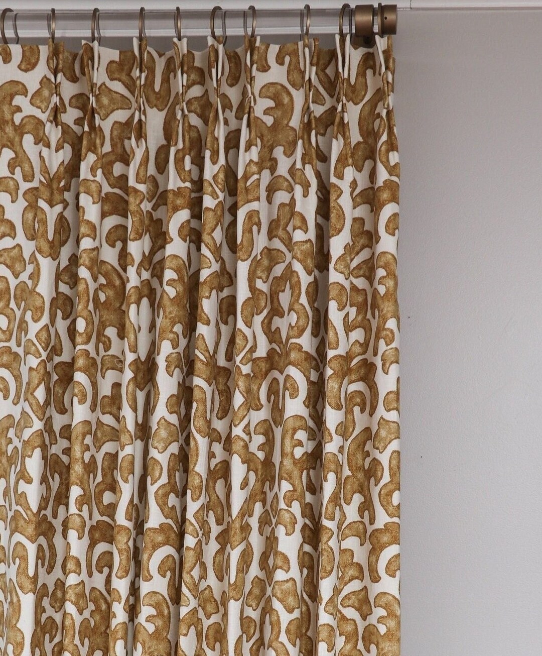 Modern Damask Pattern. Custom Drapery Elegant Fabric by Trend - Etsy