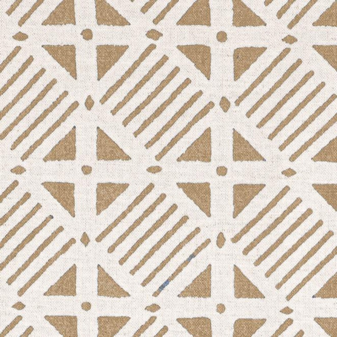 Geometric Print Drapery Panel: Linen Cotton Curtain, Made to Order - Etsy