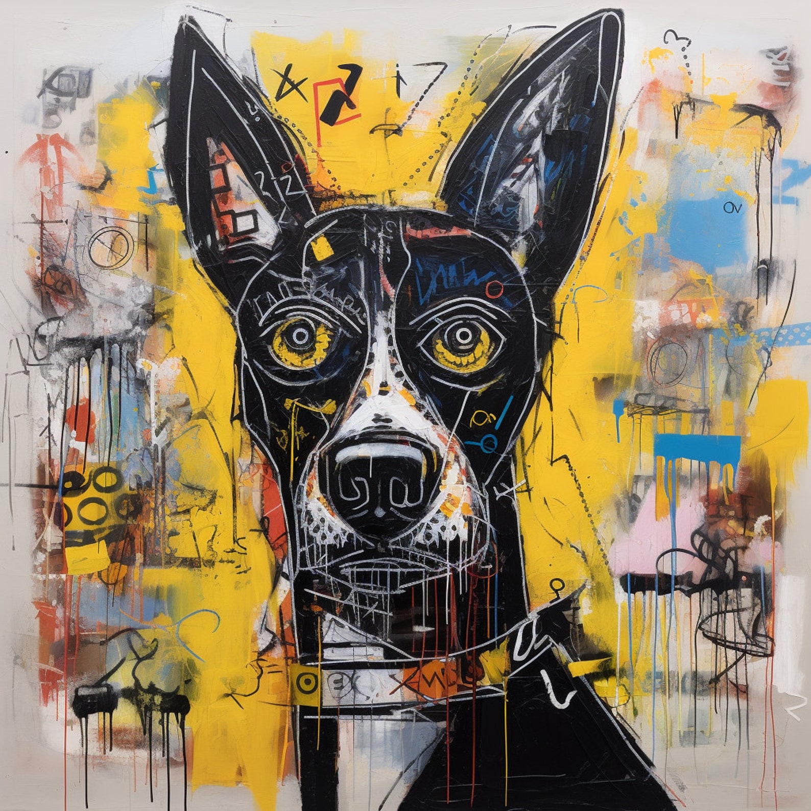 Basquiat Style, Afro Punk,giant Decals - Etsy