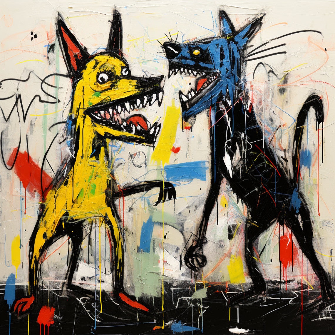Basquiat Style, Afro Punk,giant Decals - Etsy