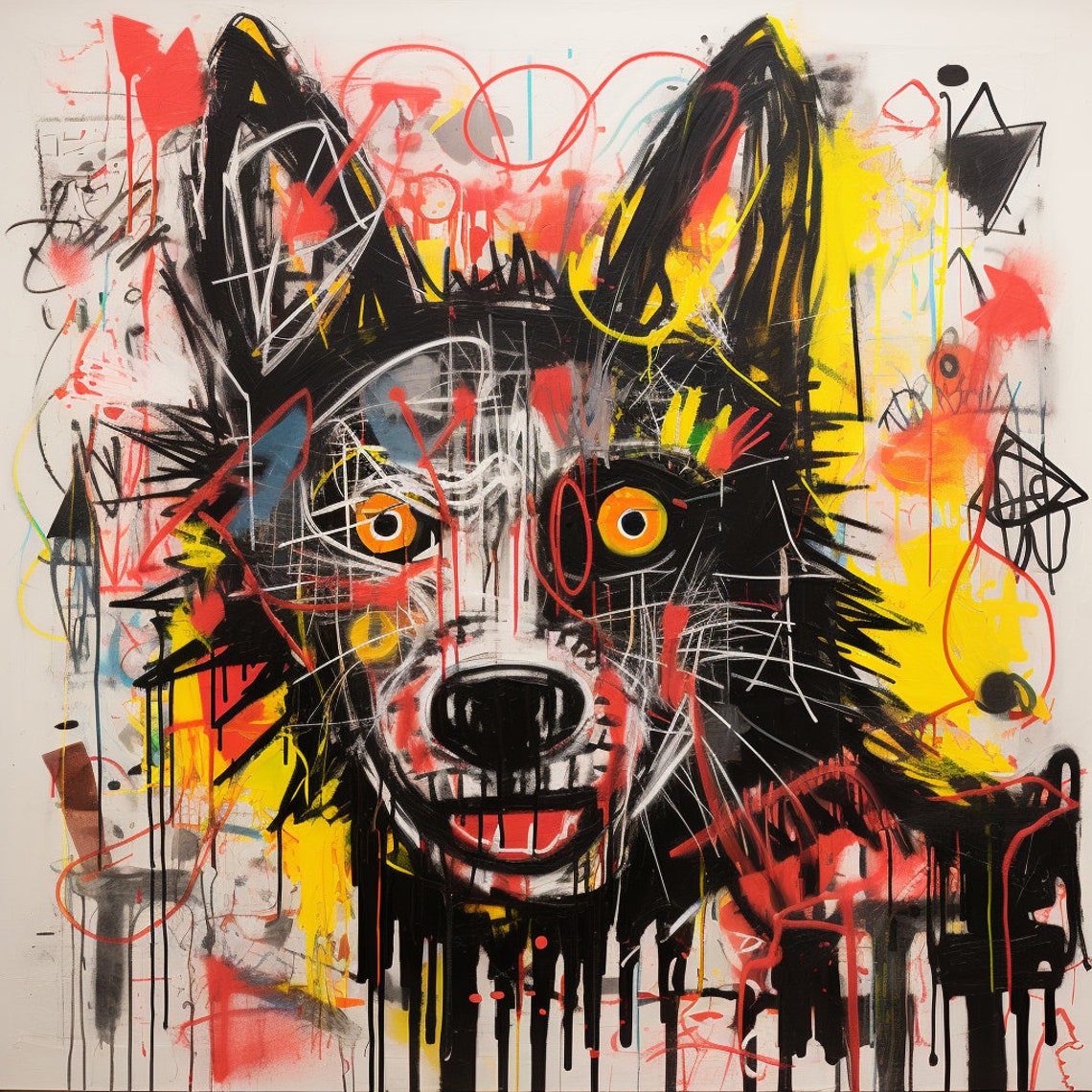 Basquiat Style, Afro Punk,giant Decals - Etsy