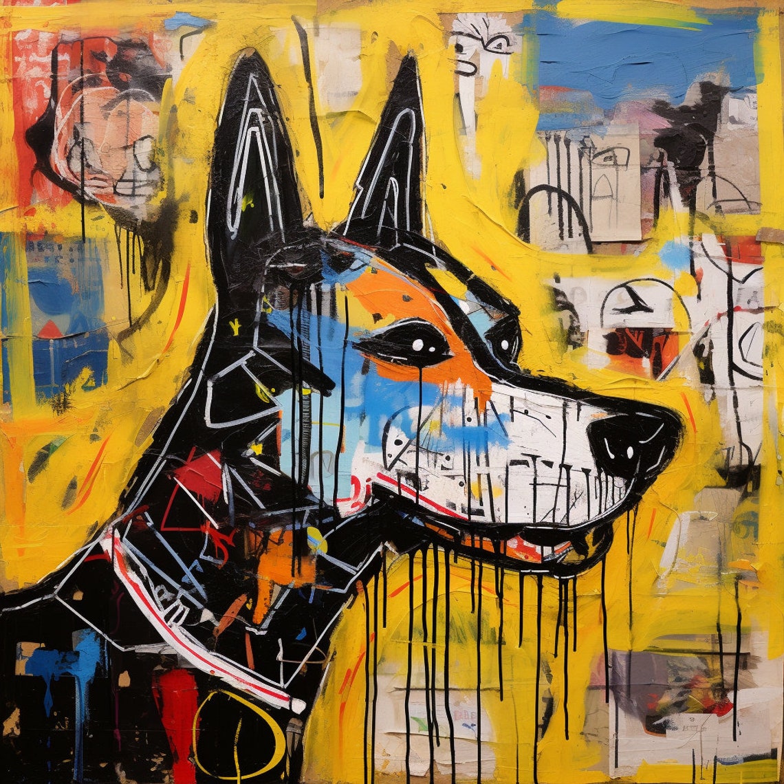 Basquiat Style, Afro Punk,giant Decals - Etsy