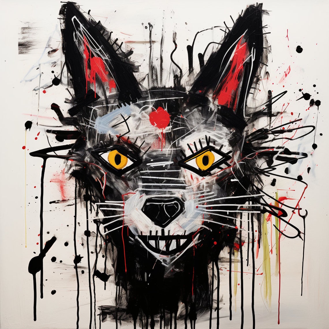 Basquiat Style, Afro Punk,giant Decals - Etsy