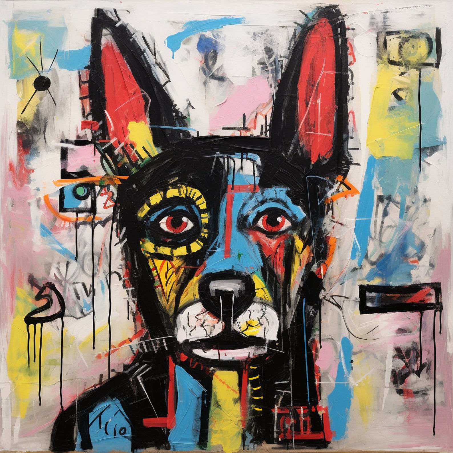 Basquiat Style, Afro Punk,giant Decals - Etsy