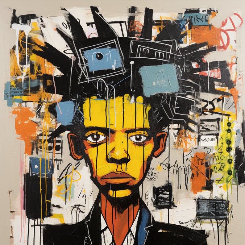 Basquiat Style, Afro Punk,giant Decals - Etsy