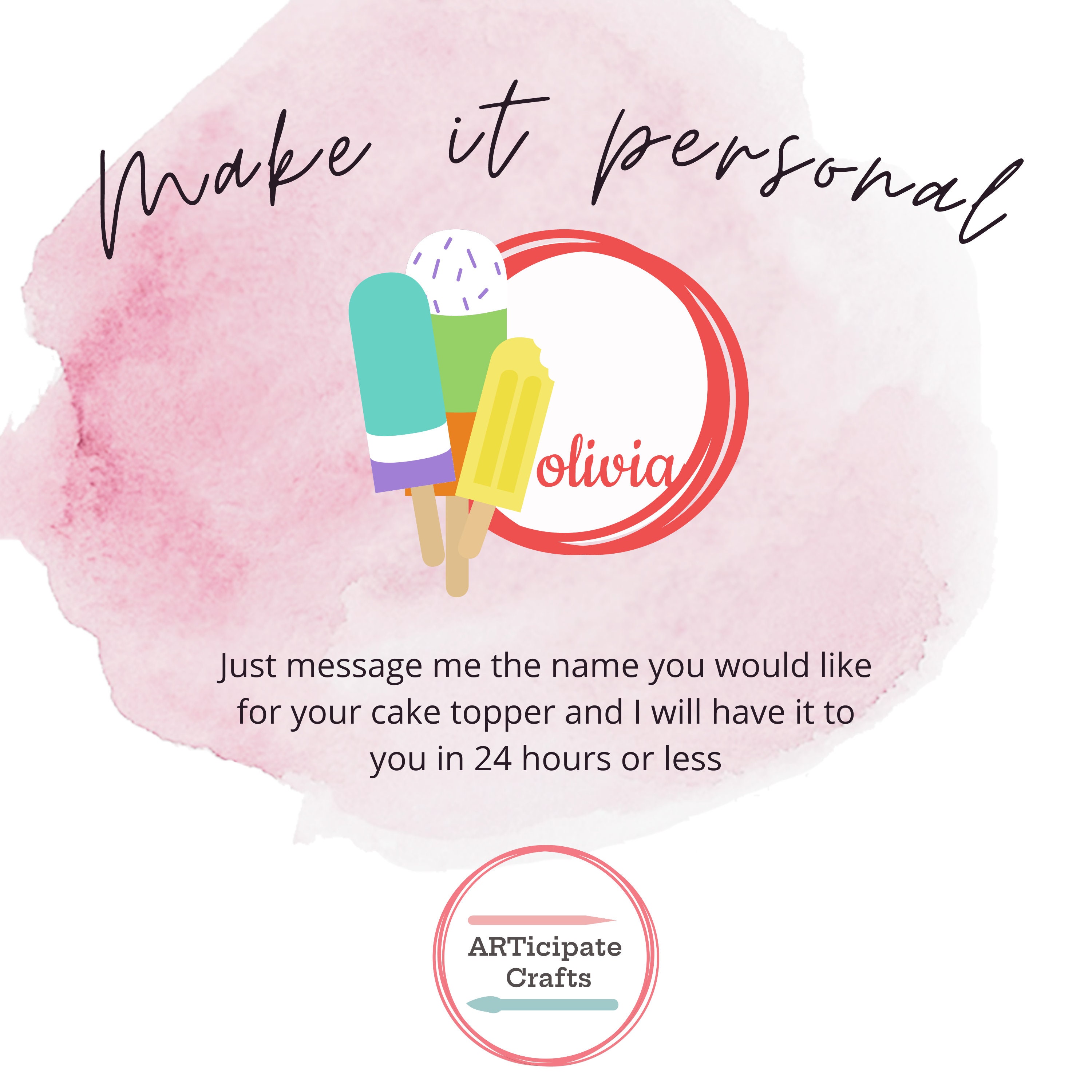 Popsicle Party SVG Cake Topper | Popsicle Birthday SVG Cake Topper ...