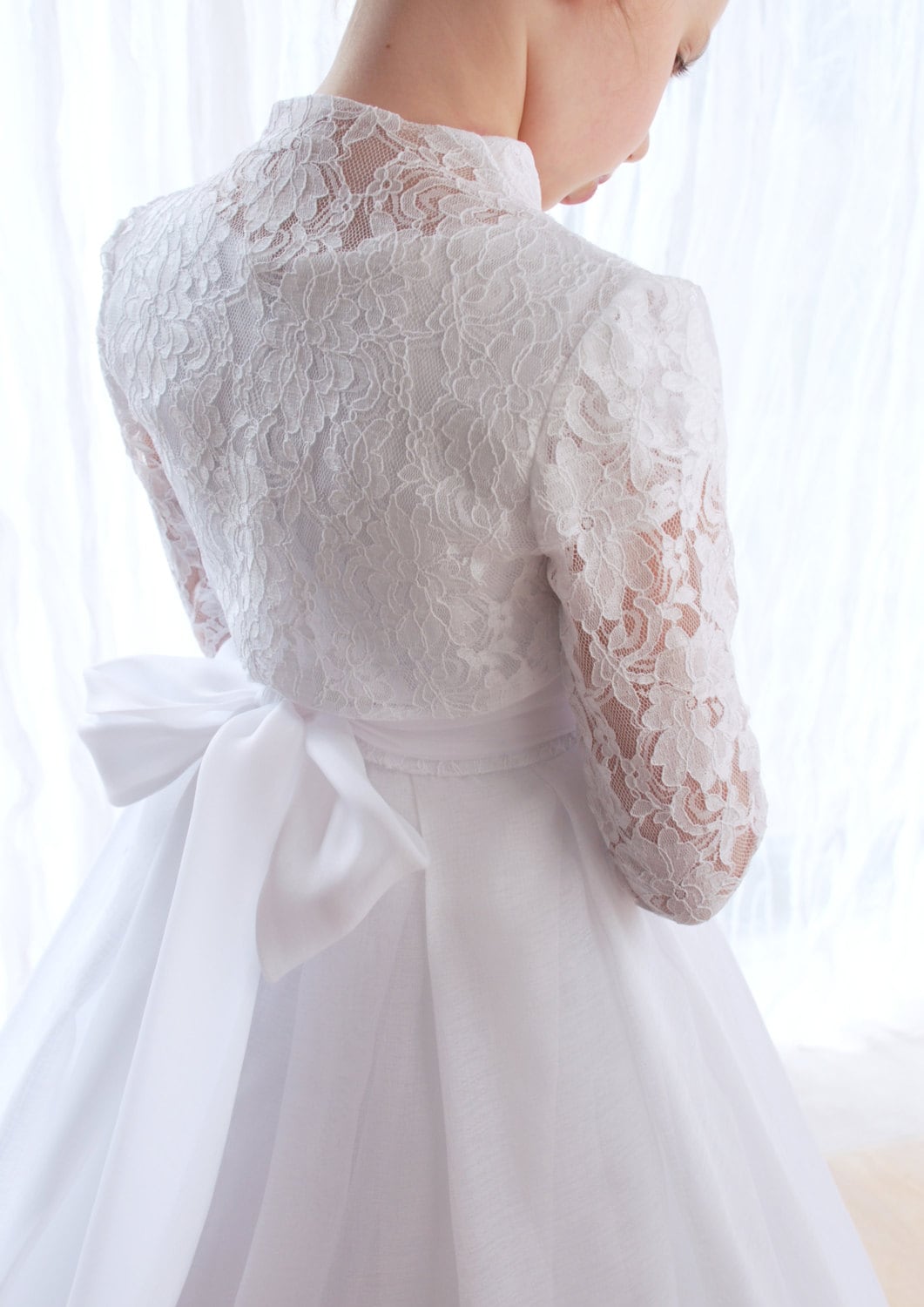 Bolero - First Communion Bolero With Lace, Handmade in Europe - Etsy Canada