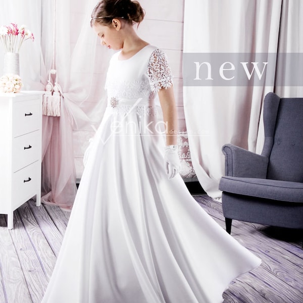 First Communion Dress - Etsy
