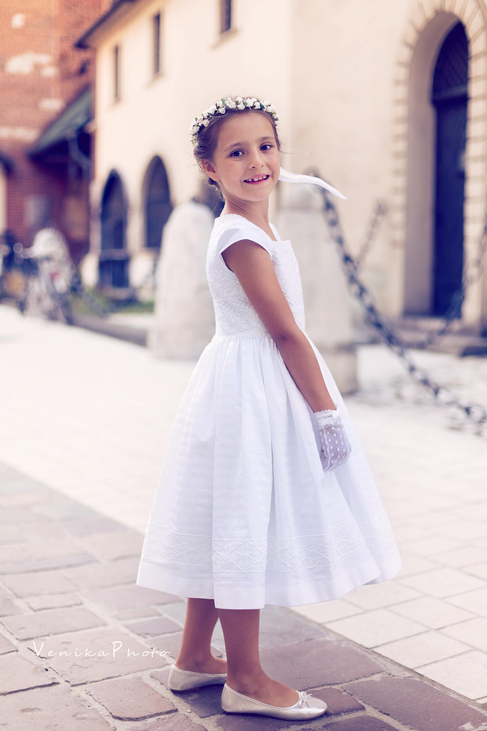 Simple First Communion Dress With Delicate Lace - Etsy Canada