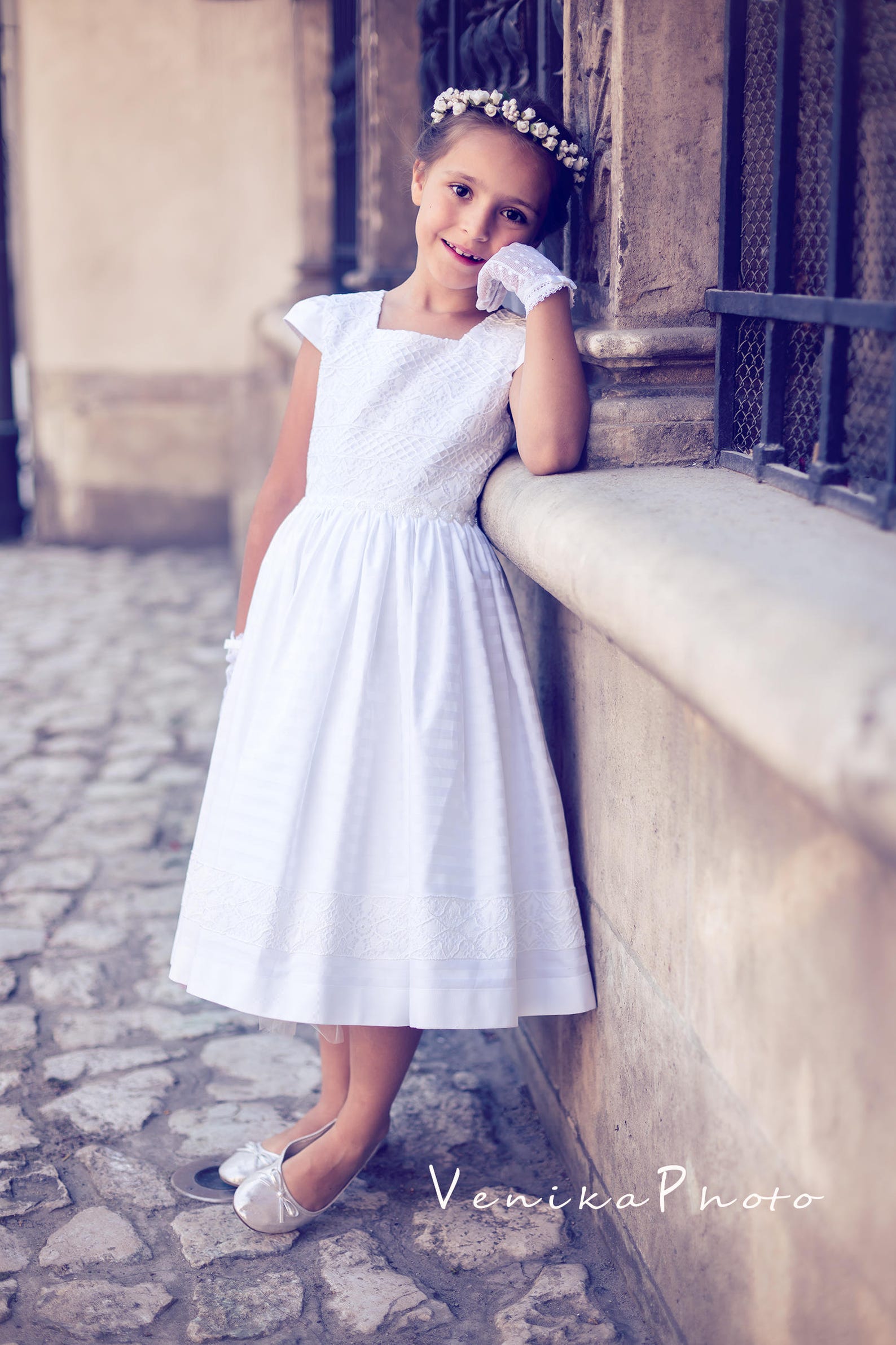 Simple First Communion Dress With Delicate Lace - Etsy Canada