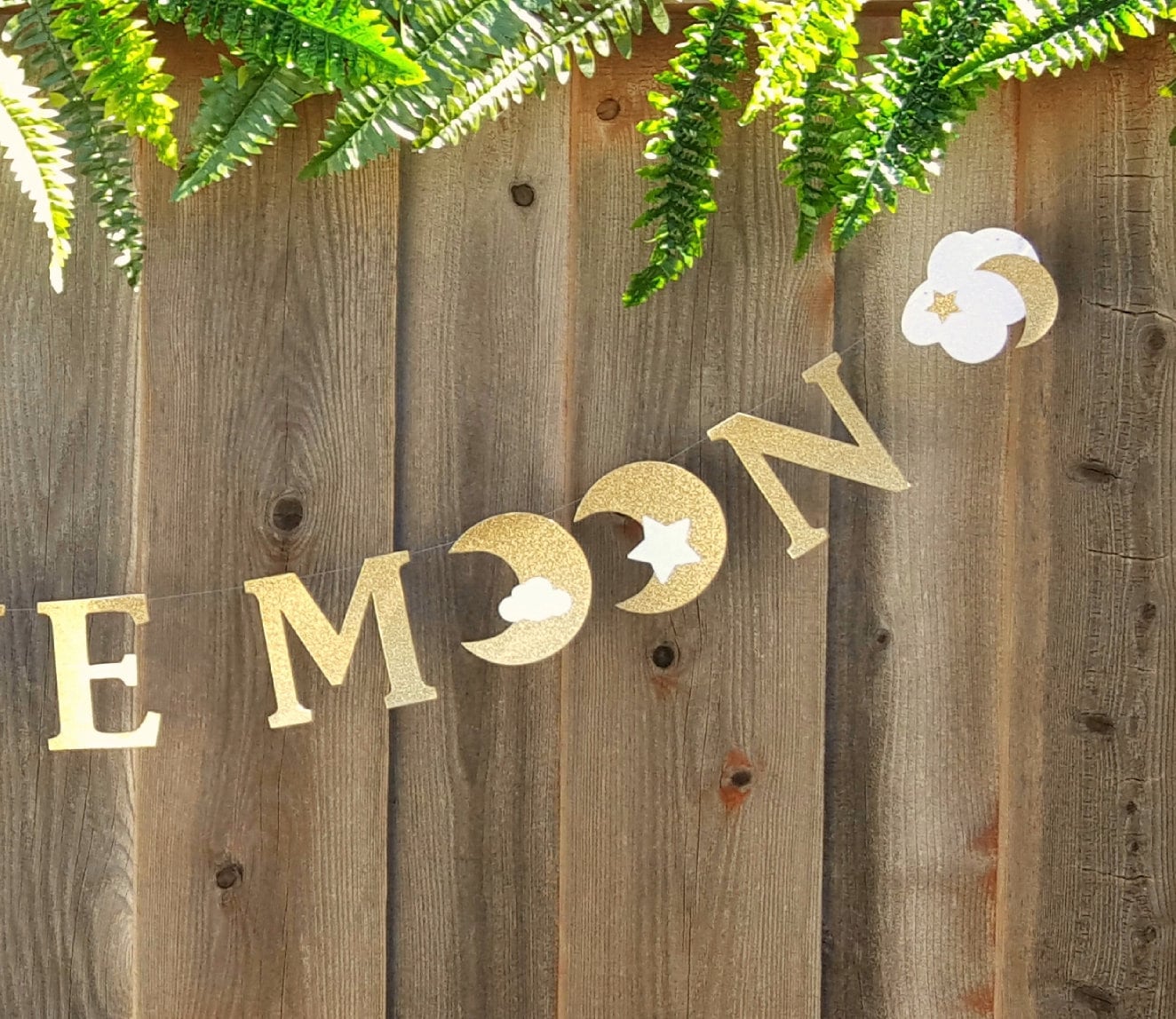 Over the Moon Bannerbaby Shower Bannertwinkle Little Star - Etsy