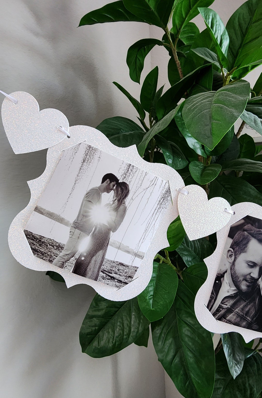 Wedding Photo Banner,bridal Shower Photo Banner,4x4in Photo Banner ...