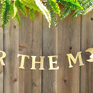 Over the Moon Banner,baby Shower Banner,twinkle Little Star Party, Over ...