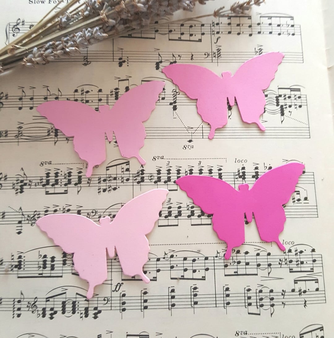 Butterfly Die Cuts/pick Colors/purple Butterfly Cut Outs/butterfly Cut ...