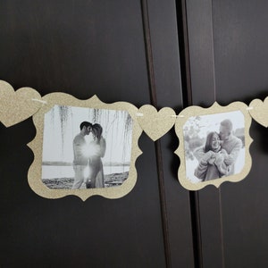 Wedding Photo Banner,bridal Shower Photo Banner,4x4in Photo Banner ...