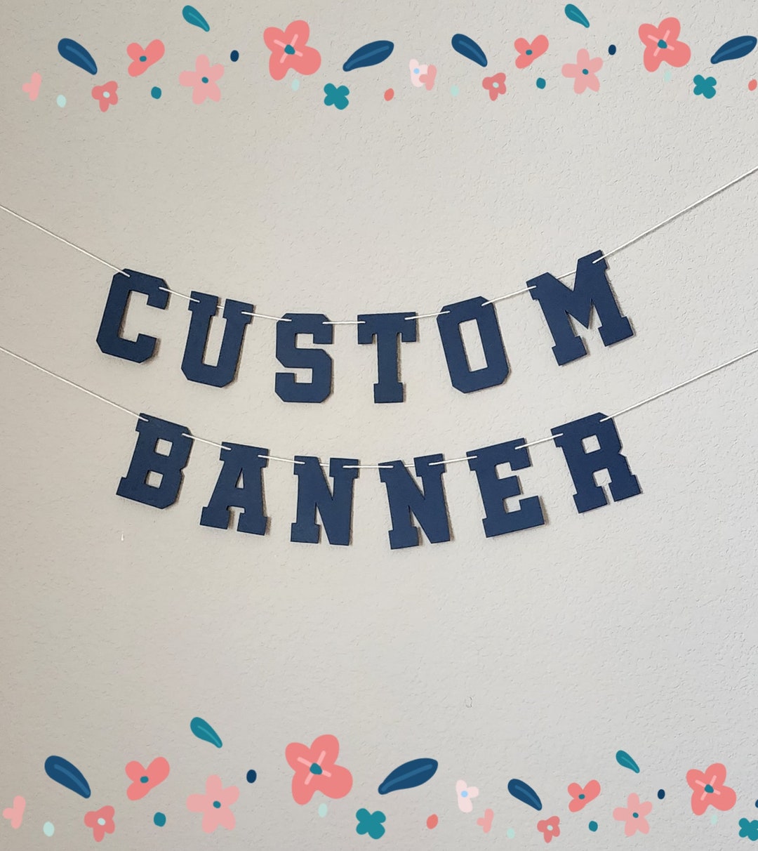 Customized Banners, Custom Banner,custom Font Banner, Personalized ...