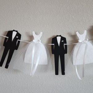 Bride and Groom Banner,bridal Shower Banner,bride and Groom Garland ...