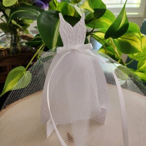 Wedding Dress Centerpiece,bridal Shower Cake Topper,dress Cake Topper ...