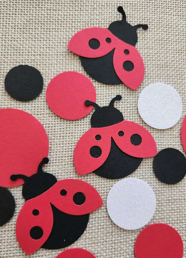 Ladybug Confettiladybug Party Decorladybug Baby Shower - Etsy