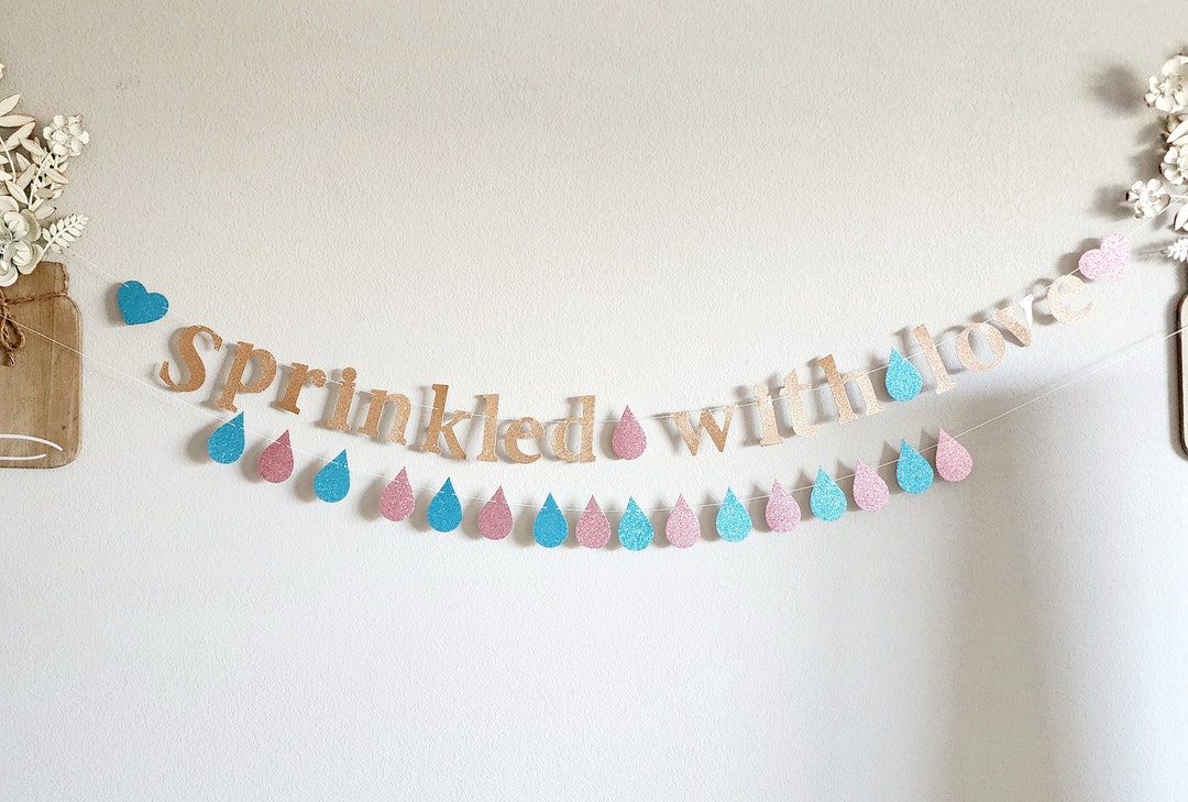 Sprinkled With Love Banner,sprinkled With Love Garland,baby Shower ...