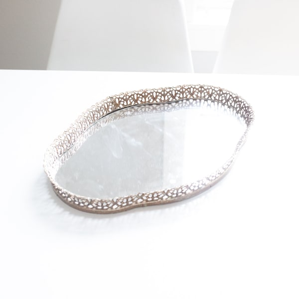 Mirrored Vanity Tray - Etsy