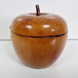 Fabulous Vintage Apple Tea Caddy - Etsy