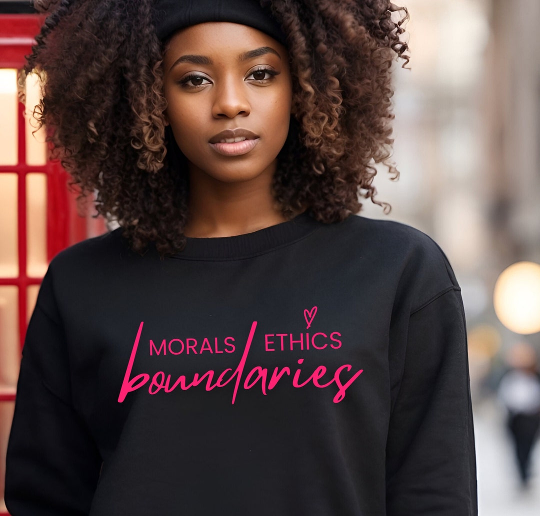 Morals Ethics Boundaries PNG Digital Download, Hold Them High, Teen ...
