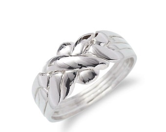 Silver Puzzle Ring | Etsy