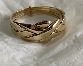 4 Band Puzzle Ring | Etsy