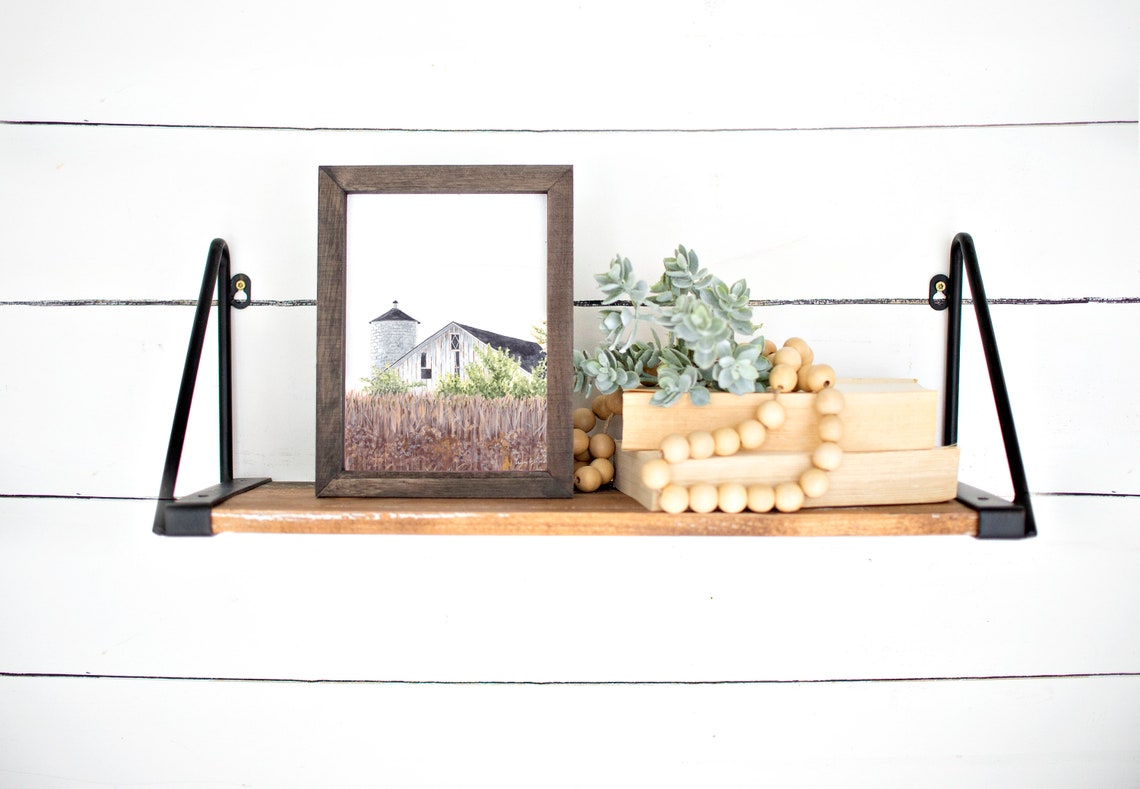 Printable Farmhouse Watercolor | Instant Download of White Barn ...