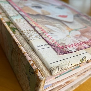 Handmade Book Journal Diary Pink Girl Pink Journal Handmade Journal ...