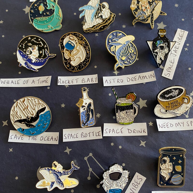 Space Pin - Etsy