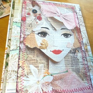 Handmade Book Journal Diary Pink Girl Pink Journal Handmade Journal ...