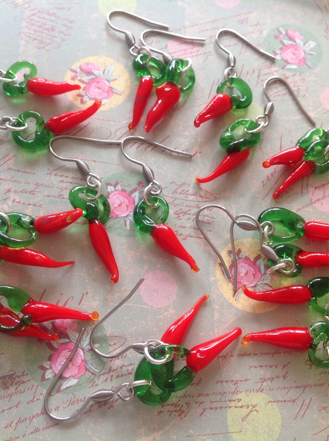 Glass Chilli Pepper Red Hot Chilli Red Chilli Pepper Mexican - Etsy