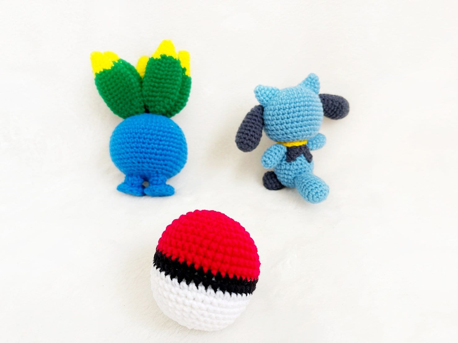 Riolu and Oddish Pokemon Crochet Nursery Decor Pokemon | Etsy