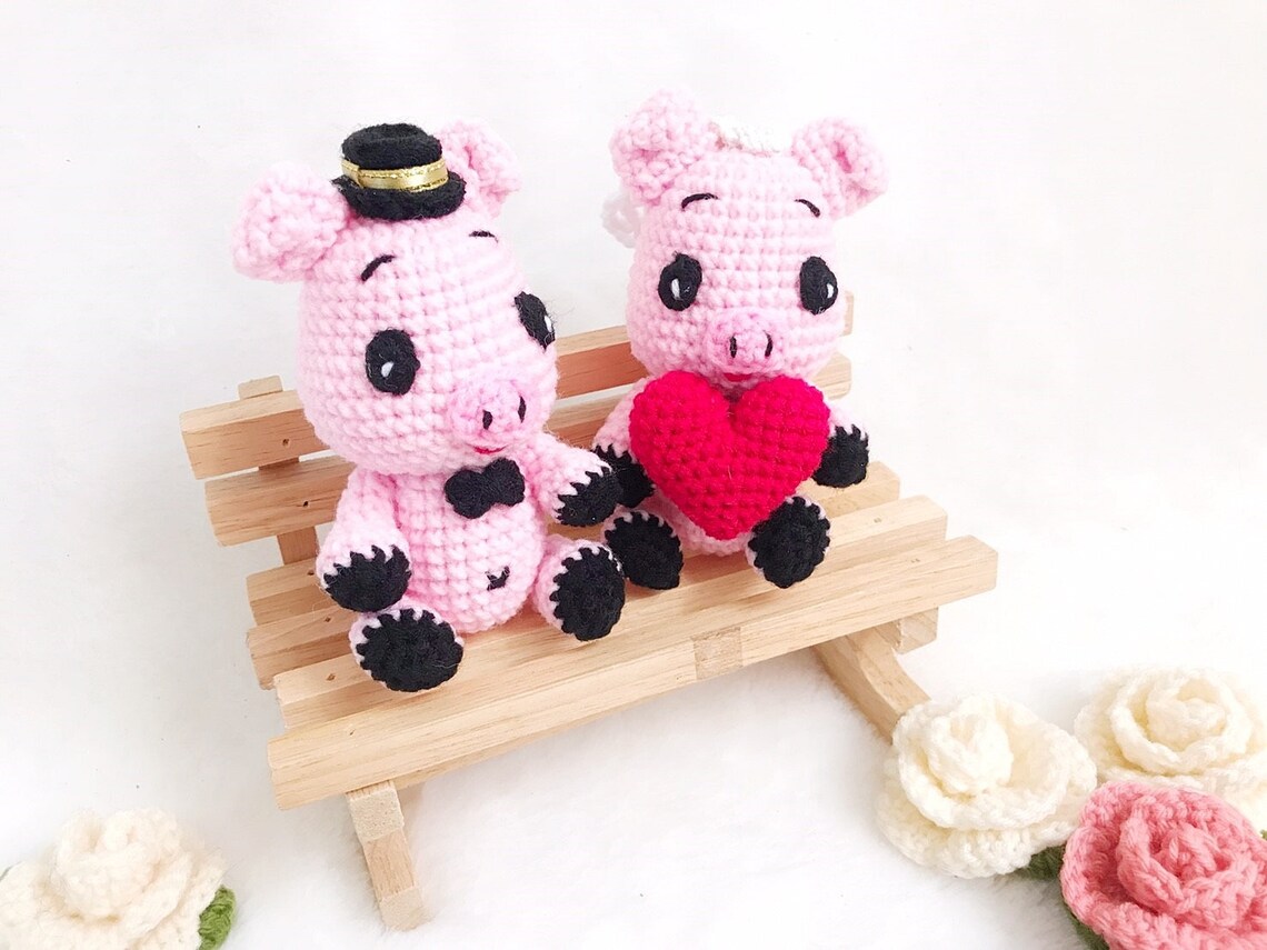 Cake Toppers Pig Wedding Cake Topper Pig Cake Topper - Etsy