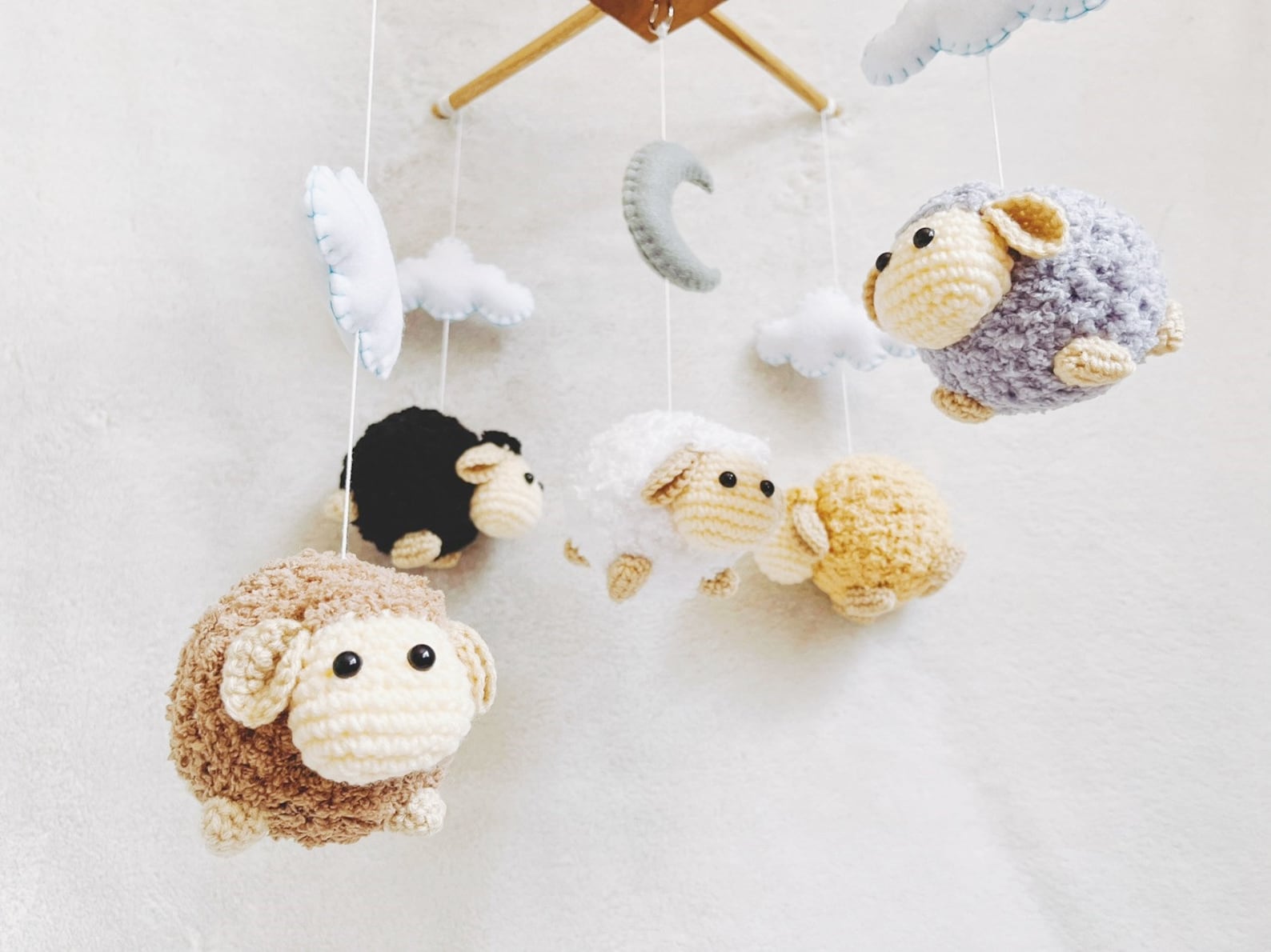 Sheep Baby Mobile Crochet Sheep Mobile Sheep Mobile Crochet - Etsy