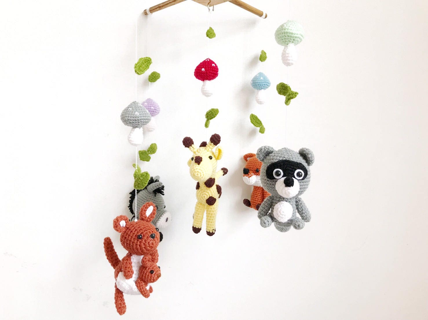 Woodland Mobile Forest Animal Mobile Baby Mobile Forest - Etsy