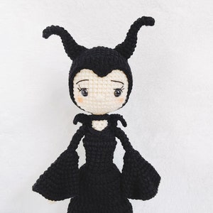Maleficent Crochet, Nursery Decor, Maleficent Amigurumi, Crochet ...
