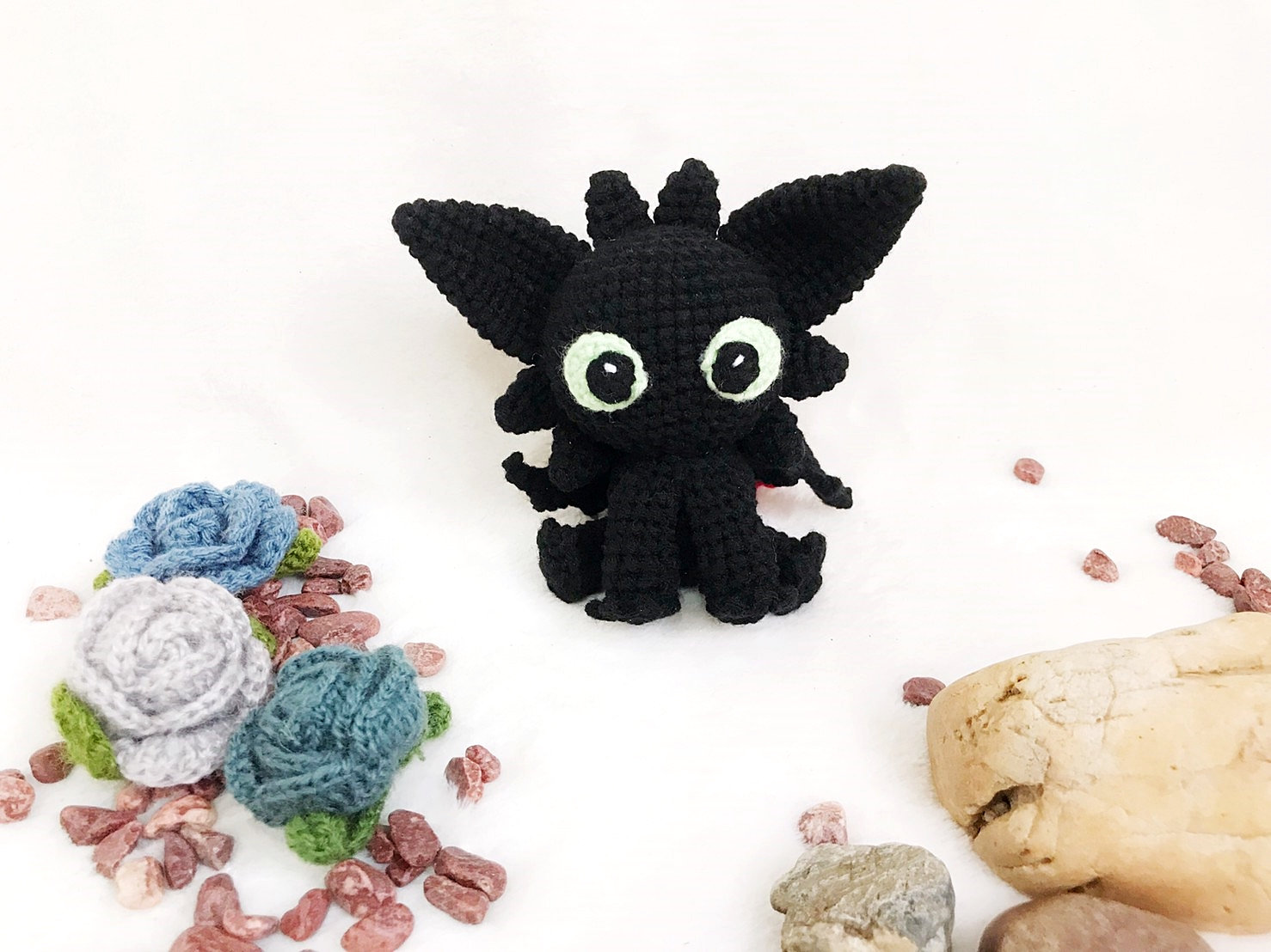 Toothless Dragon Crochet doll Nursery decor amigurumi | Etsy