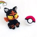 Litten Pokemon Crochet, Nursery Decor, Pokemon Amigurumi, Crochet ...