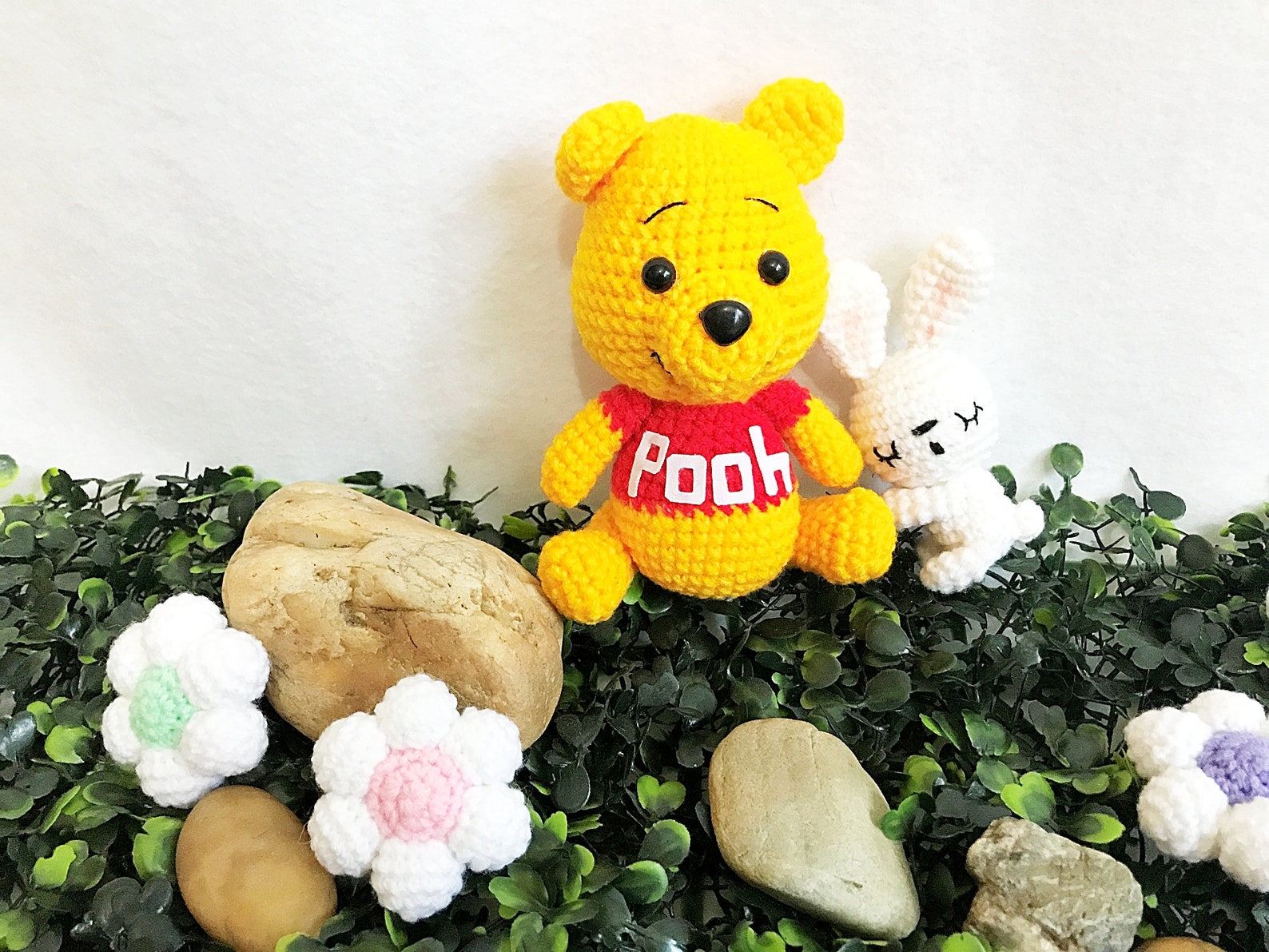 Crochet Winnie the Pooh Amigurumi: Handmade Nursery Decor - Etsy
